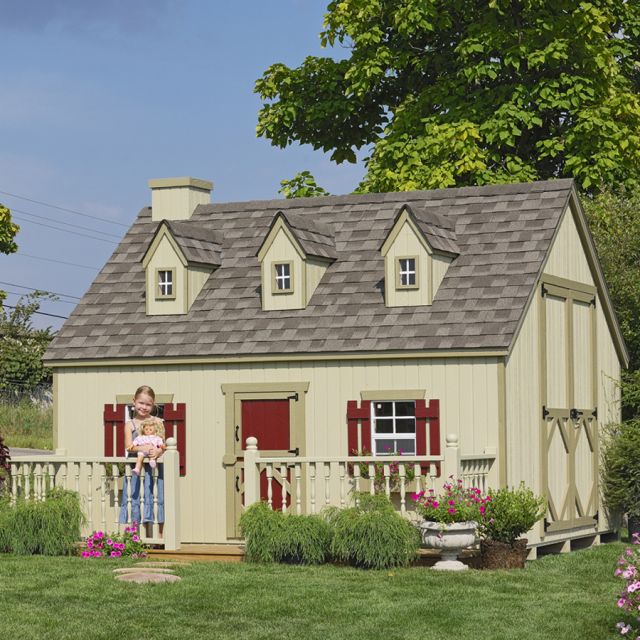 Amish Playhouses | Pinecraft.com • DIY Playhouse Kits, Playhouse ...