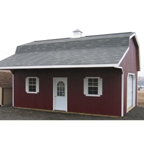 Little Cottage Co. Classic Large Barn Panelized Kit with Overhang